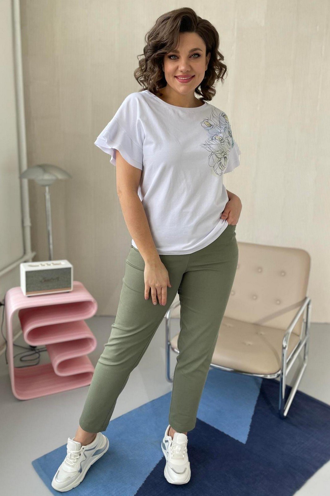 Блузка 2115 белый Rumoda купить - 4% скидка | в наличии